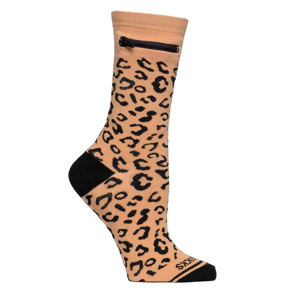 Pocket Socks®, Cheetah, Womens - Deluxe – pocketsocks.com