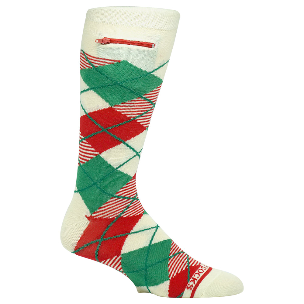 Pocket Socks®, Jolly Argyle (One Size Fits Most) – pocketsocks.com