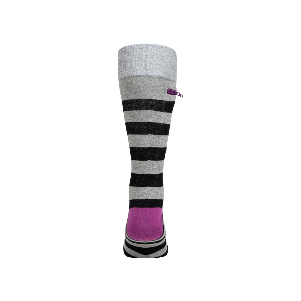 Pocket Socks®, Grey Rugby, Mens – pocketsocks.com